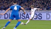 Chance! Gordon's Effort Deflected By Mavropanos, England Denied - UEFA ...