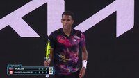 Watch Set Point! Auger-Aliassime Claims 3rd Set Against Molcan from Australian Open 2023 - Sony LIV