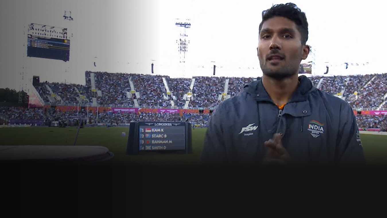 Tejaswin Shankar Mens High Jump Final 3 Aug 2022 Birmingham