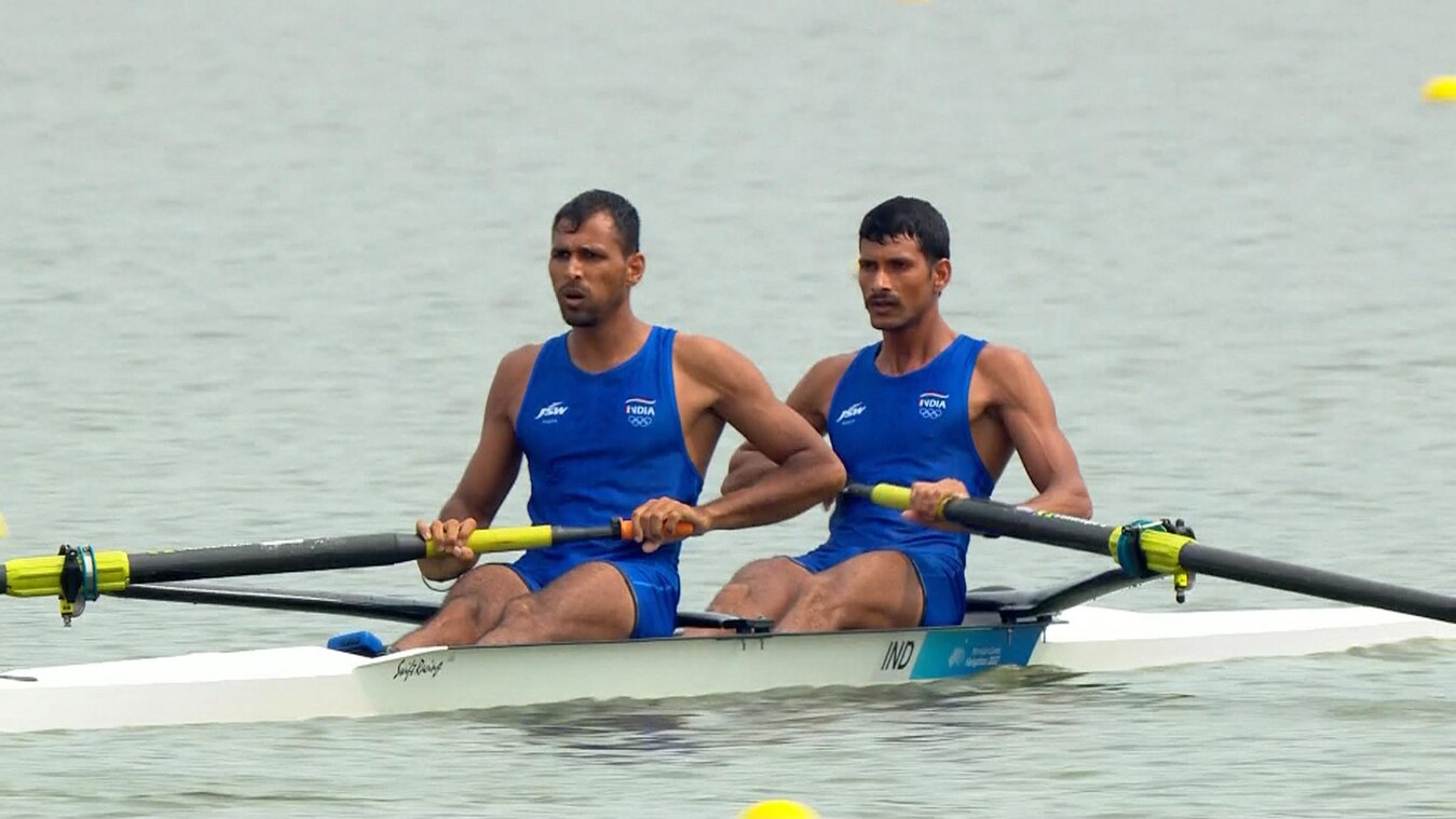 India Claims Third In Men's Preliminary Pair Rowing Battle - Highlights ...